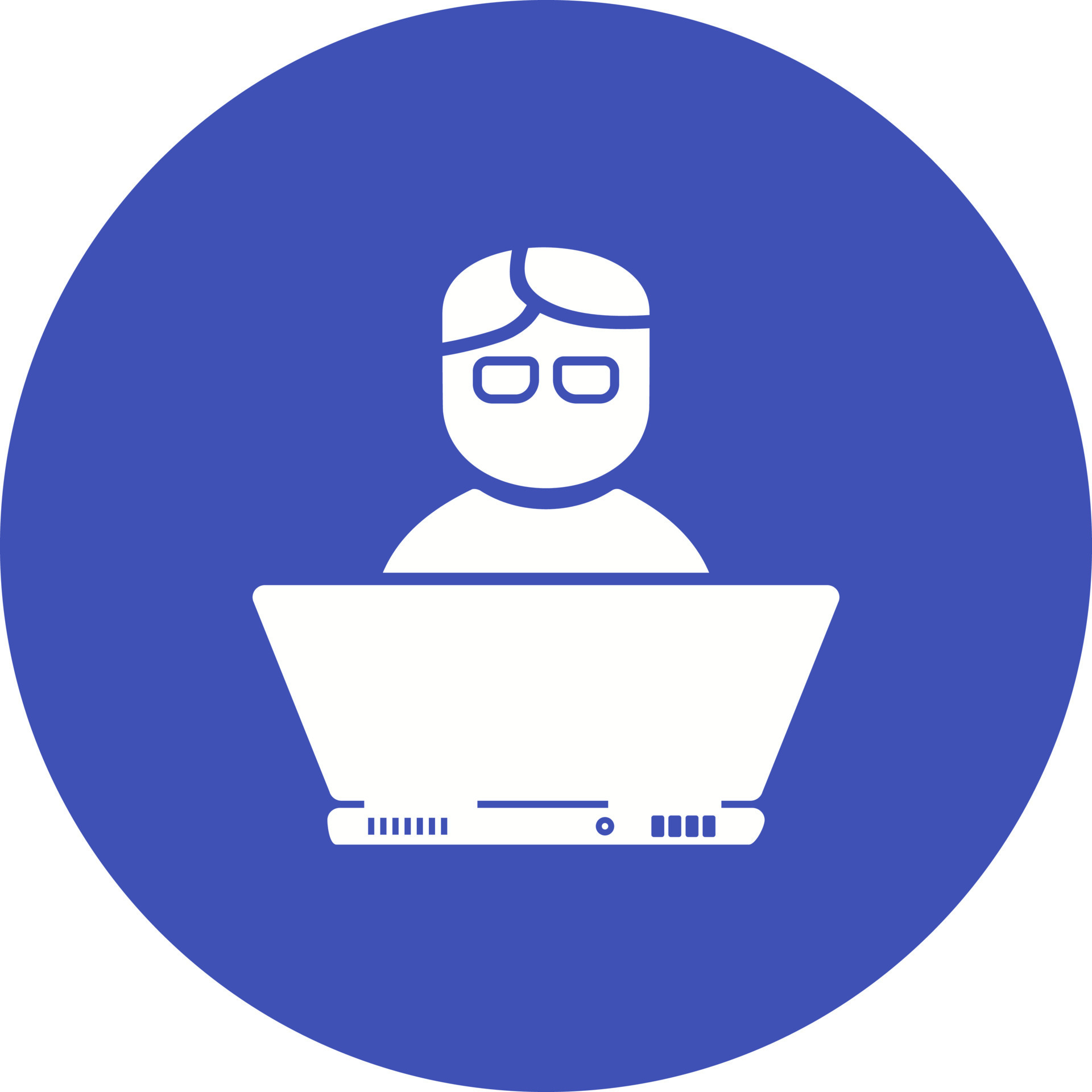 Software Developer Circle Background Icon 8981122 Vector Art at Vecteezy