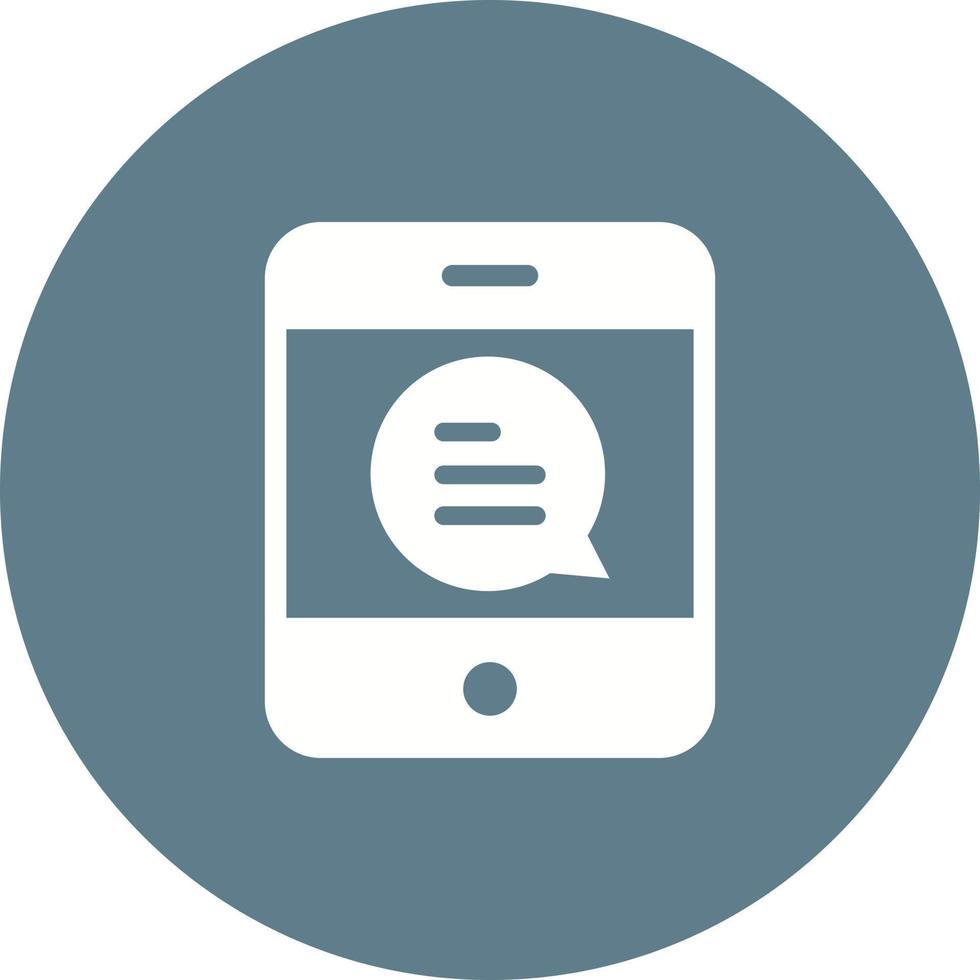 Text Message II Circle Background Icon 8984125 Vector Art at Vecteezy