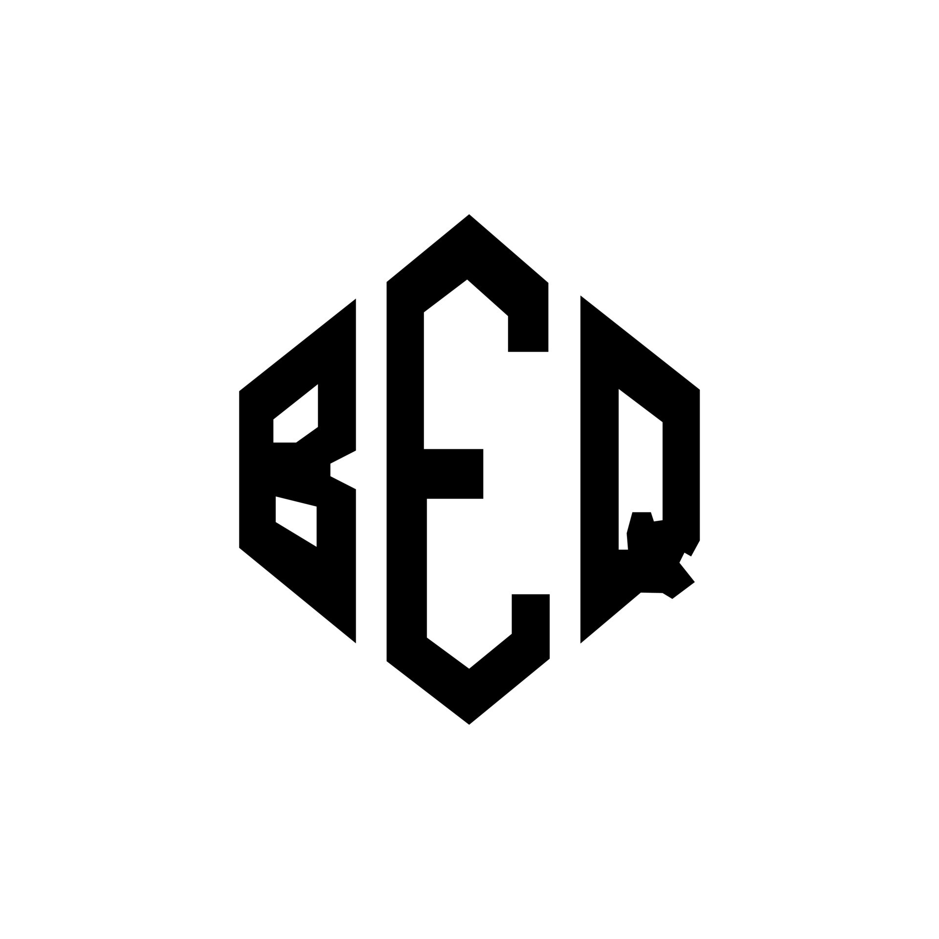 diseño de logotipo de letra beq con forma de polígono. beq polígono y ... diseño de logotipo de letra beq con forma de polígono. beq polígono y ...