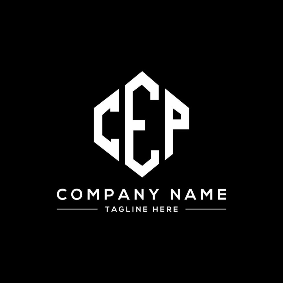 diseño de logotipo de letra cep con forma de polígono. diseño de ... diseño de logotipo de letra cep con forma de polígono. diseño de ...