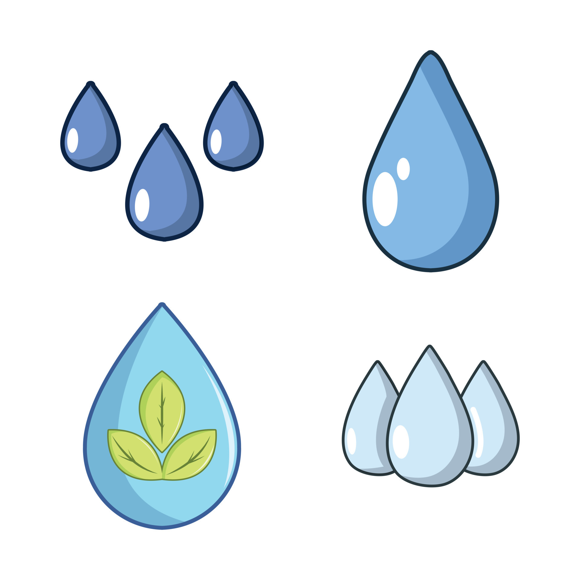 conjunto de iconos de gotas, estilo de dibujos animados 8988072 Vector ... conjunto de iconos de gotas, estilo de dibujos animados 8988072 Vector ...