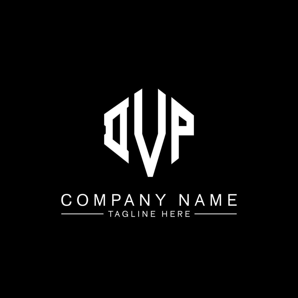 DVP letter logo design with polygon shape. DVP polygon and cube shape logo design. DVP hexagon ...