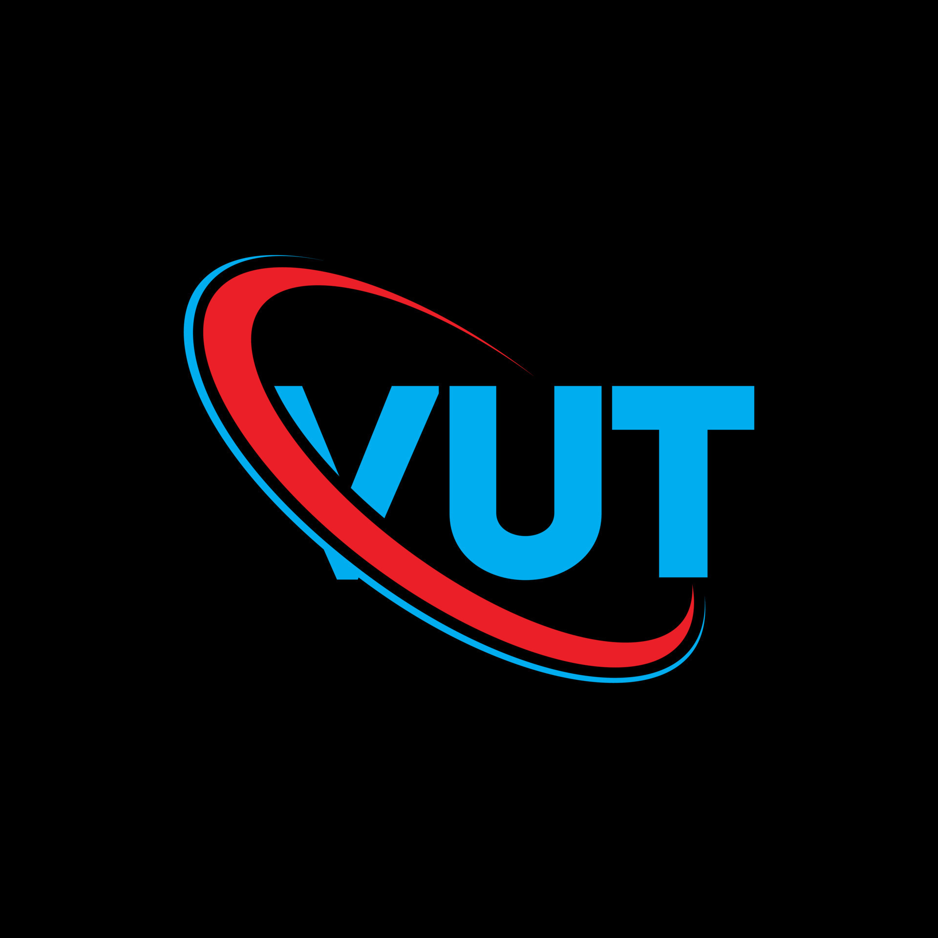 Logotipo De Vut Vut Carta Diseño De Logotipo De Letra Vut Logotipo De Iniciales Vut Vinculado