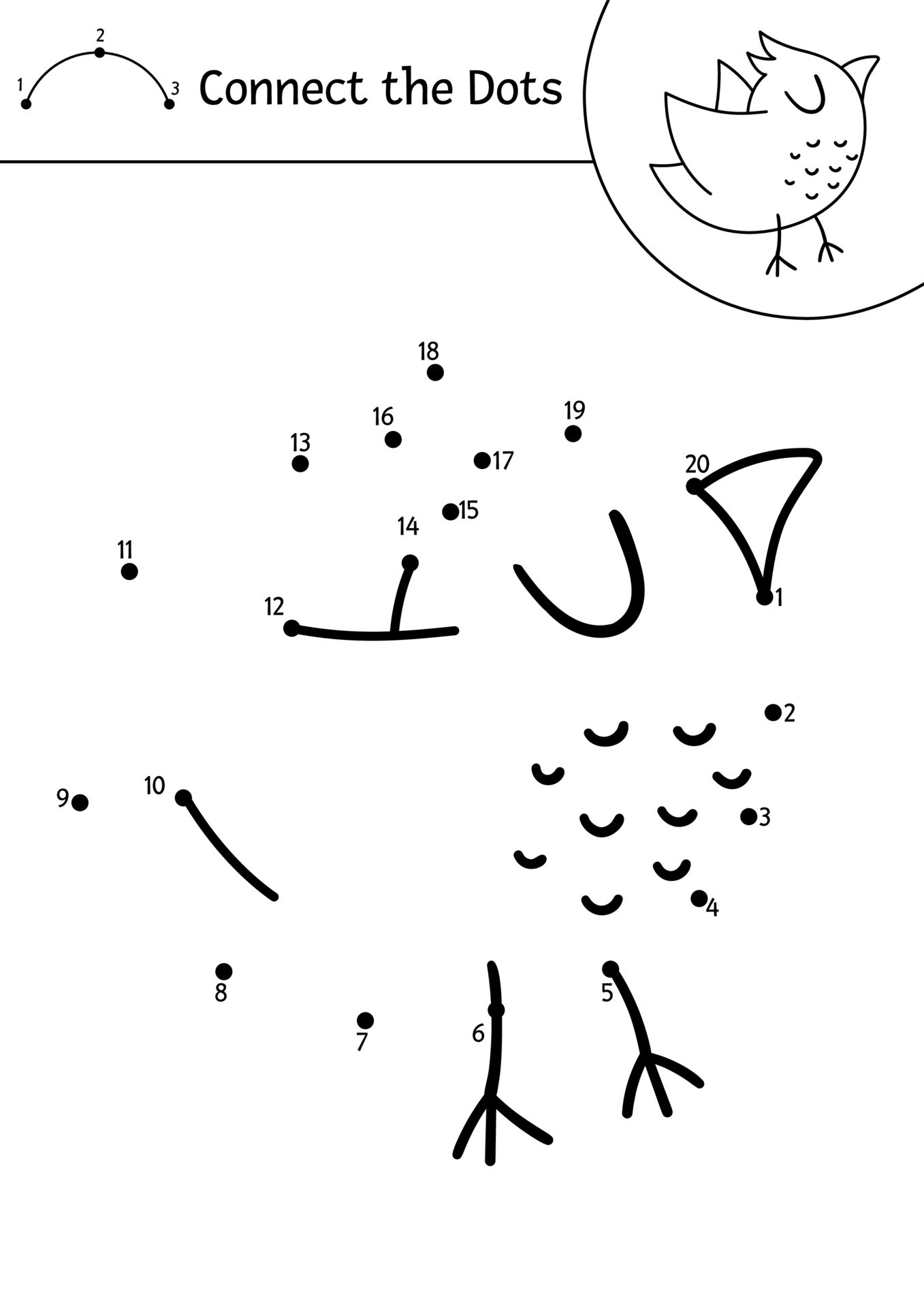 Vector Forest Dot to dot And Color Activity With Cute Flying Bird Summer Connect The Dots Game vector-forest-dot-to-dot-and-color-activity-with-cute-flying-bird-summer-connect-the-dots-game