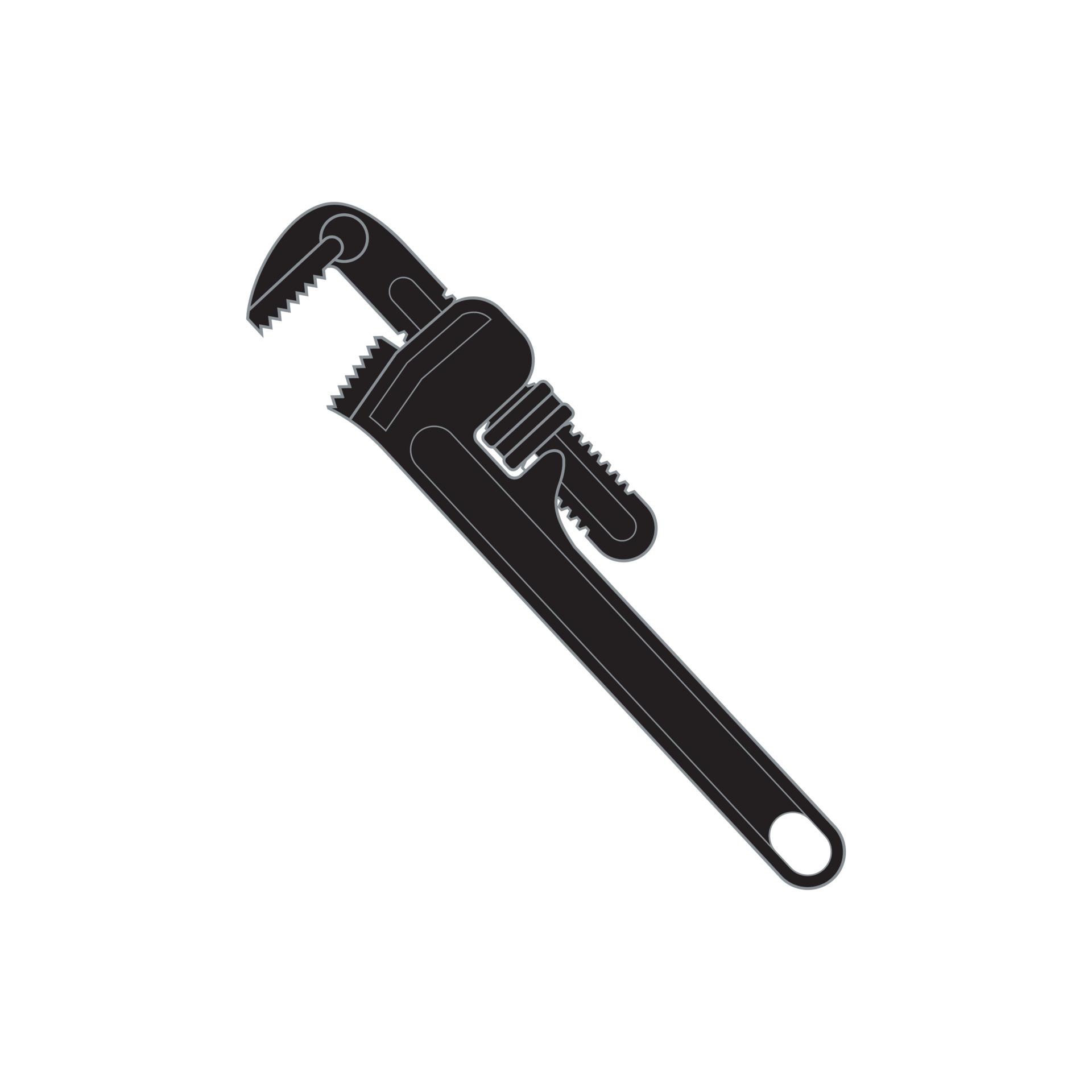 Black and white pipe wrench icon vector 9015036 Vector Art at Vecteezy Black and white pipe wrench icon vector 9015036 Vector Art at Vecteezy