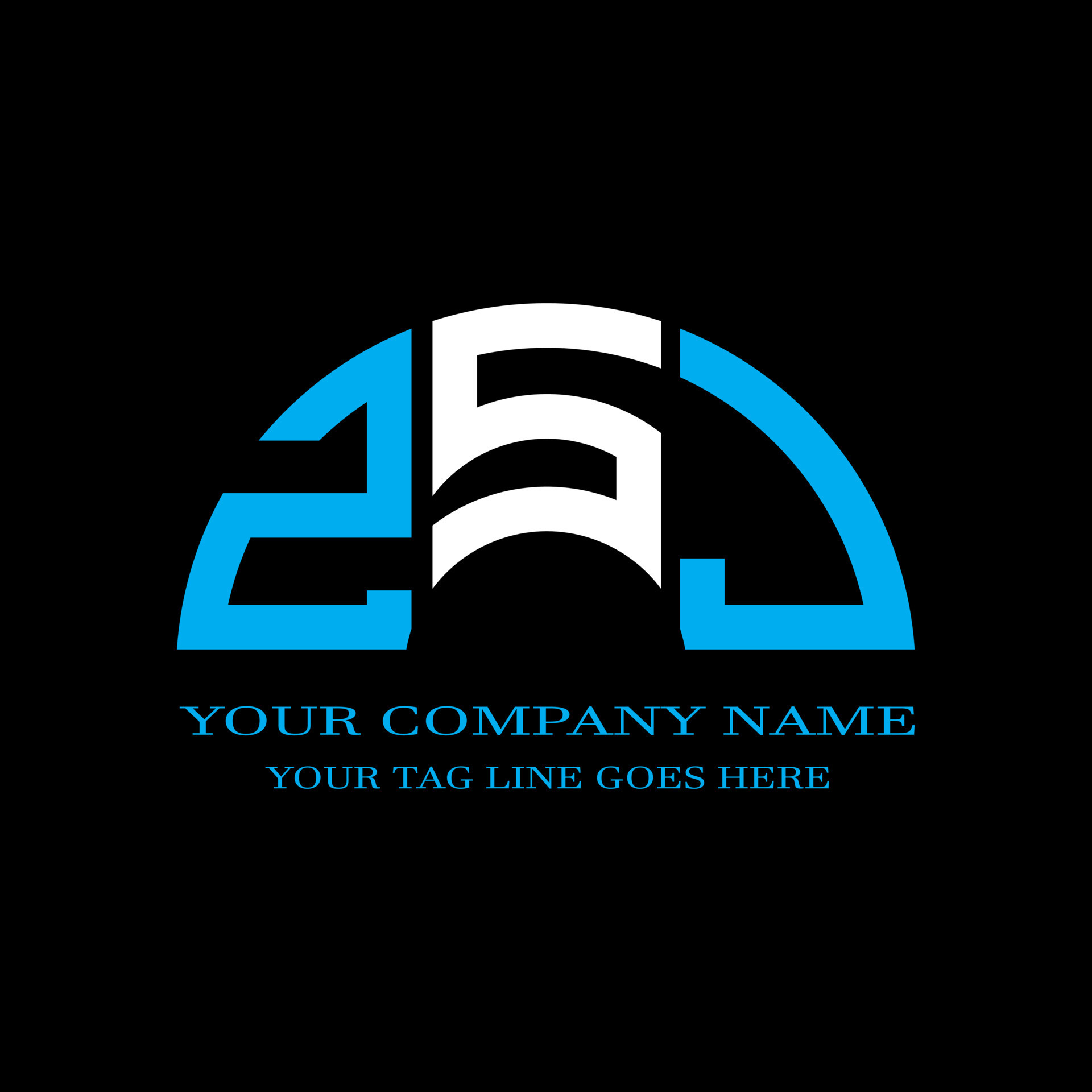 Zsj Letter Logo Creative Design With Vector Graphic 9016589 Vector Art