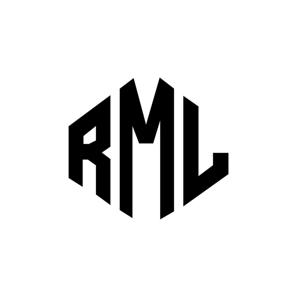 RML letter logo design with polygon shape. RML polygon and cube shape logo design. RML hexagon ...