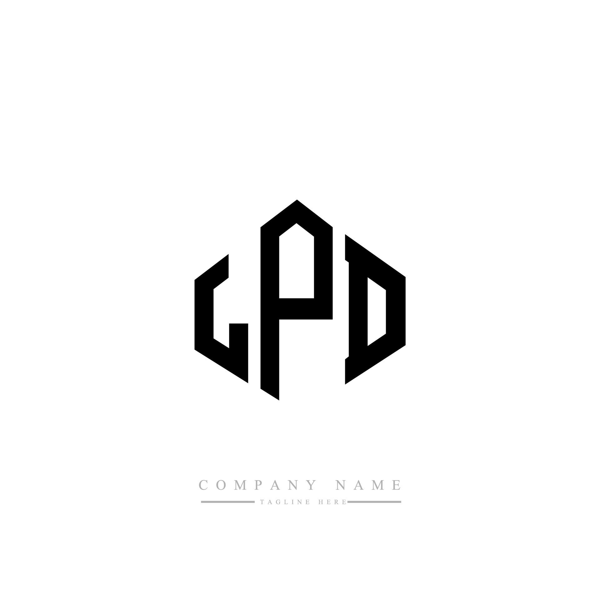 LPD letter logo design with polygon shape. LPD polygon and cube shape ... LPD letter logo design with polygon shape. LPD polygon and cube shape ...