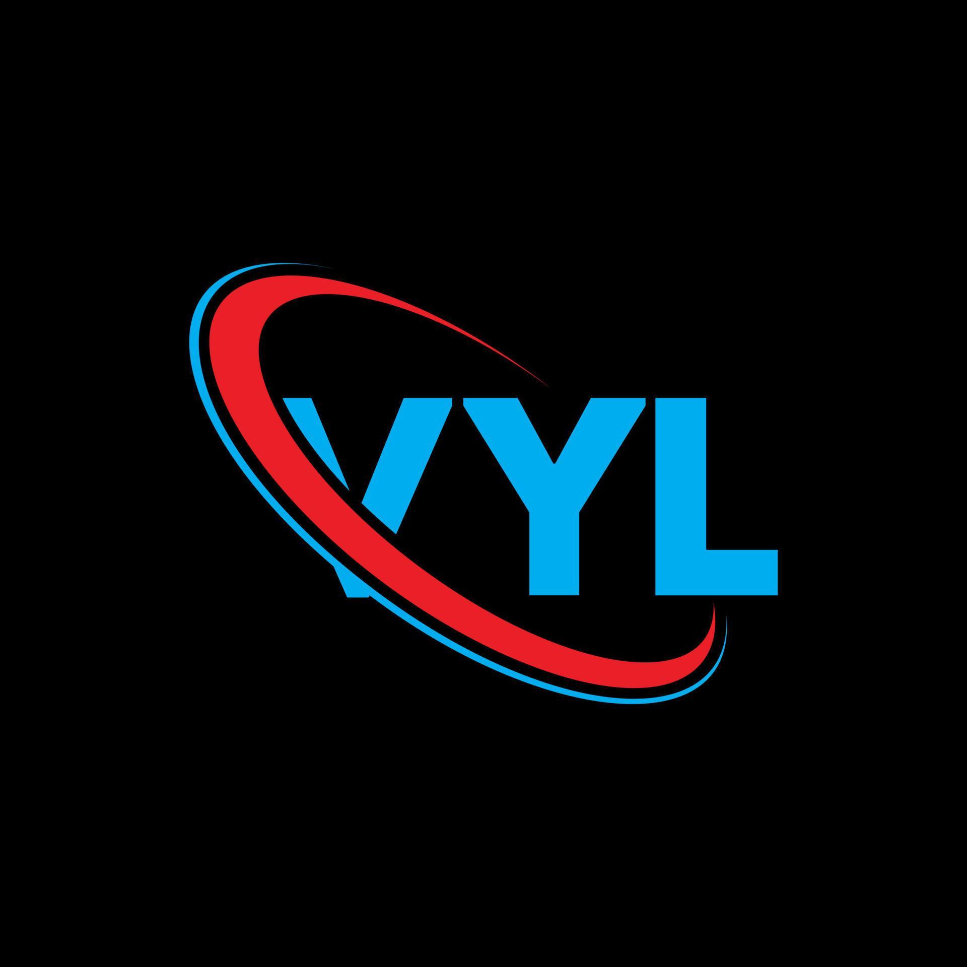 VYL logo. VYL letter. VYL letter logo design. Initials VYL logo linked with circle and uppercase ...