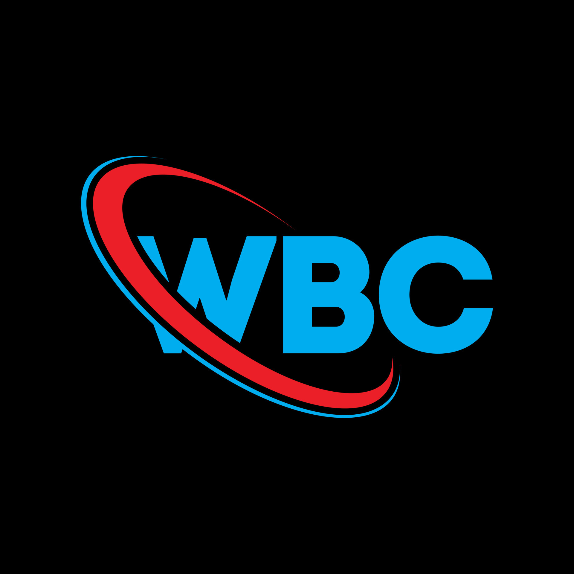 WBC logo. WBC letter. WBC letter logo design. Initials WBC logo linked with circle and uppercase ...