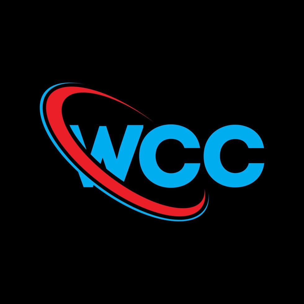 logotipo del wcc. carta del wcc. diseño del logotipo de la carta wcc. iniciales del logotipo de ...