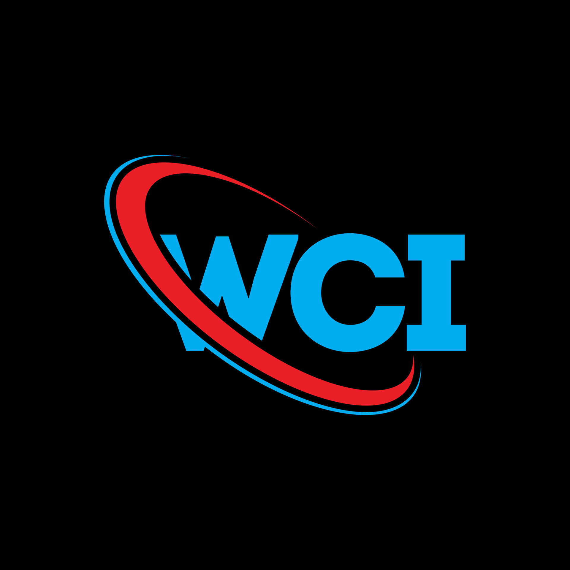 logotipo de wci. carta wci. diseño del logotipo de la letra wci. logotipo de iniciales wci ...