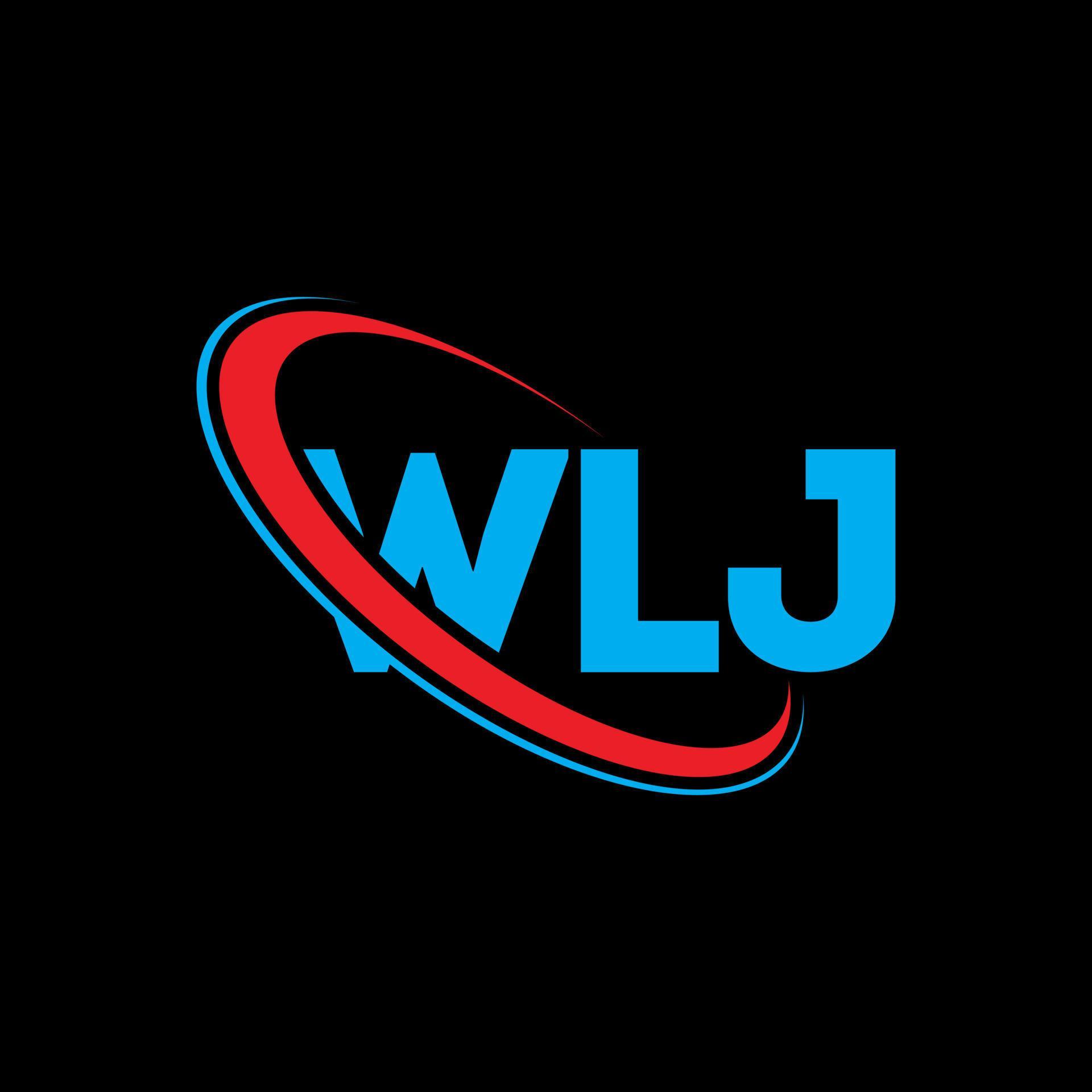 WLJ logo. WLJ letter. WLJ letter logo design. Initials WLJ logo linked with circle and uppercase ...
