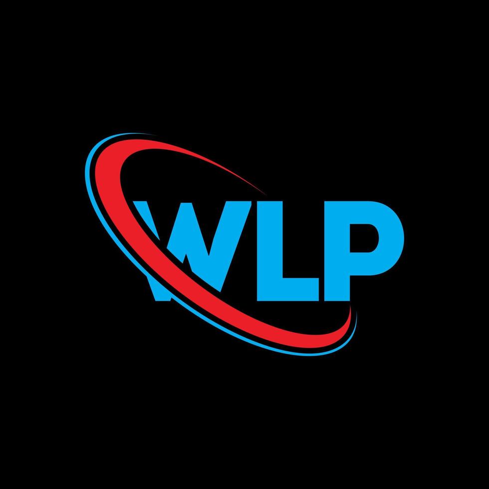 WLP logo. WLP letter. WLP letter logo design. Initials WLP logo linked with circle and uppercase ...