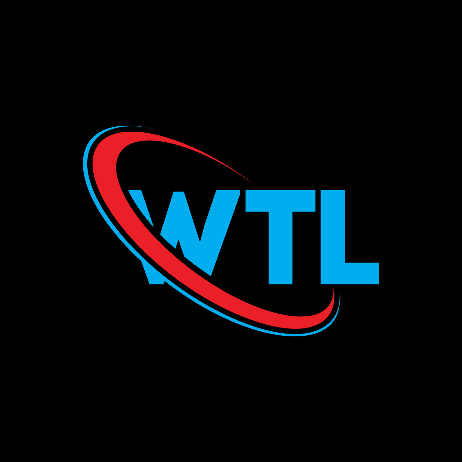 logotipo de wtl. wtl carta. diseño de logotipo de letra wtl. logotipo de iniciales wtl vinculado ...