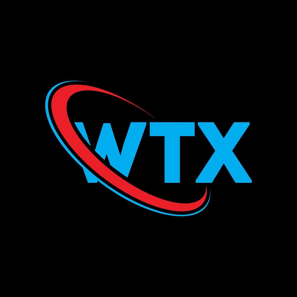 logotipo de wx. letra wx. diseño del logotipo de la letra wtx. logotipo de iniciales wtx ...