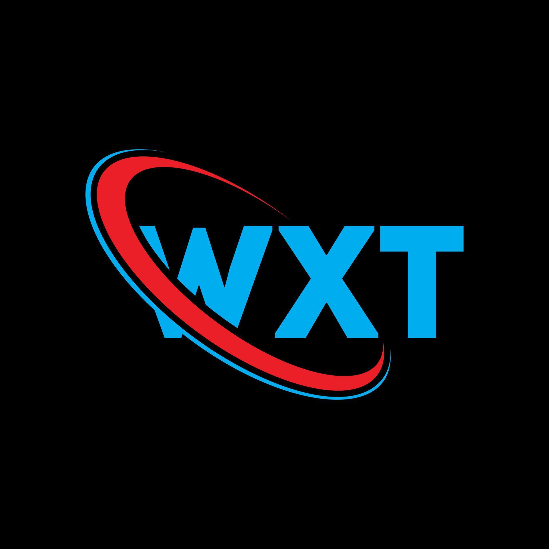 WXT logo. WXT letter. WXT letter logo design. Initials WXT logo linked with circle and uppercase ...