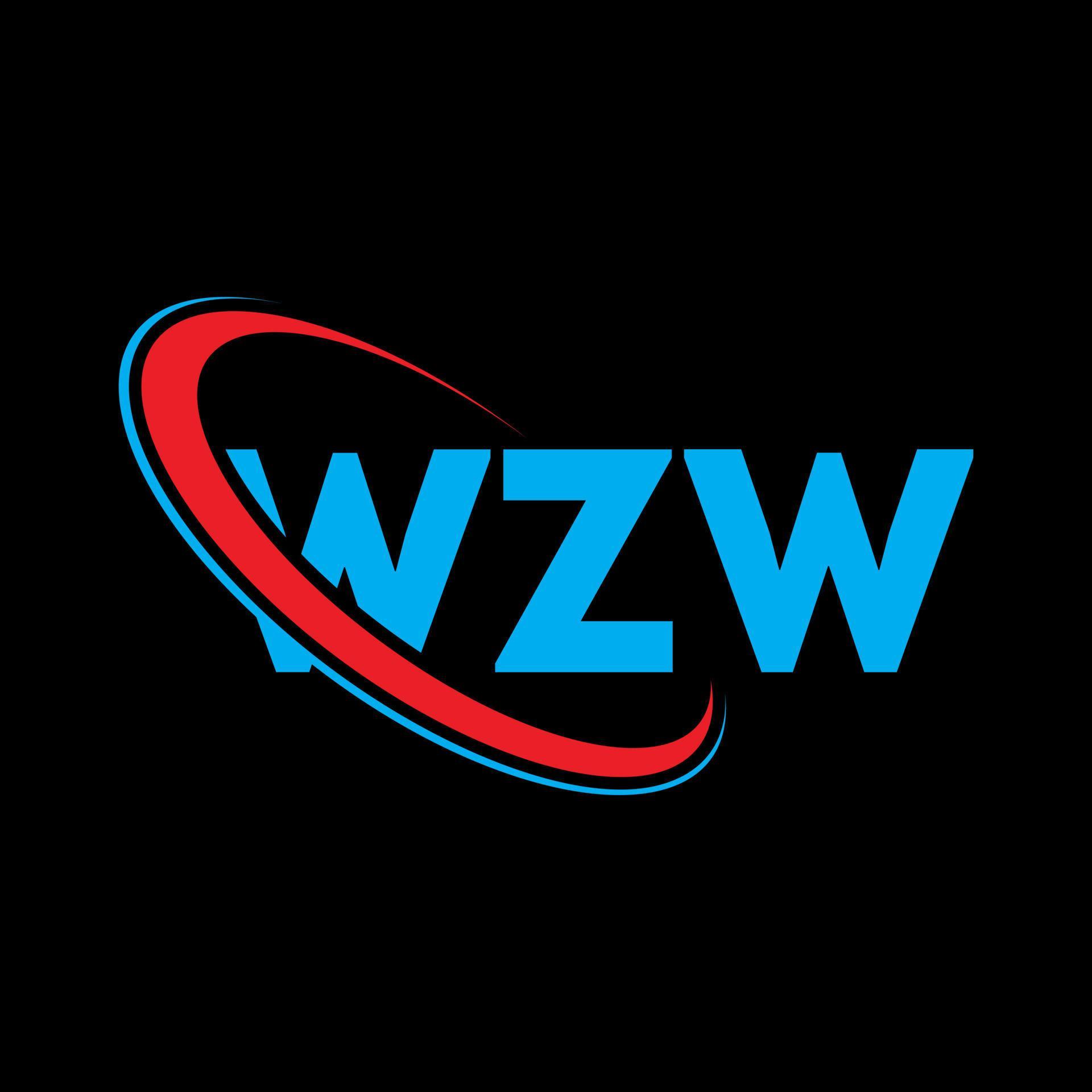 WZW logo. WZW letter. WZW letter logo design. Initials WZW logo linked with circle and uppercase ...