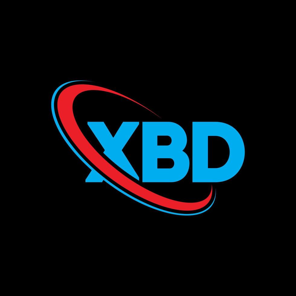 XBD logo. XBD letter. XBD letter logo design. Initials XBD logo linked with circle and uppercase ...