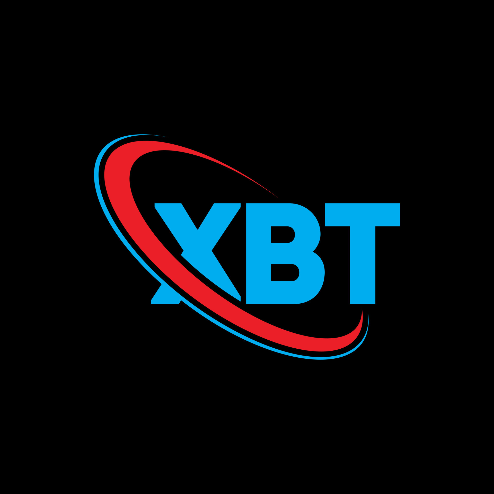 XBT logo. XBT letter. XBT letter logo design. Initials XBT logo linked with circle and uppercase ...
