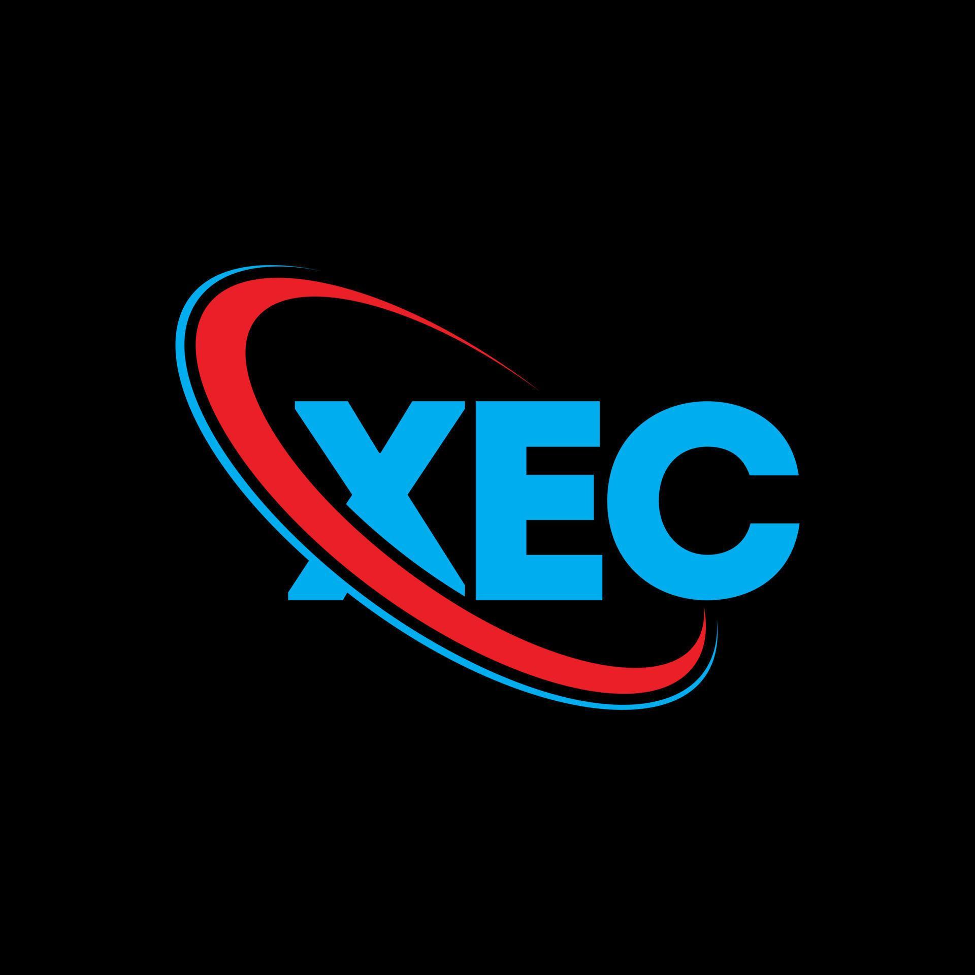 logotipo de xec. carta xec. diseño del logotipo de la letra xec. logotipo de iniciales xec ...
