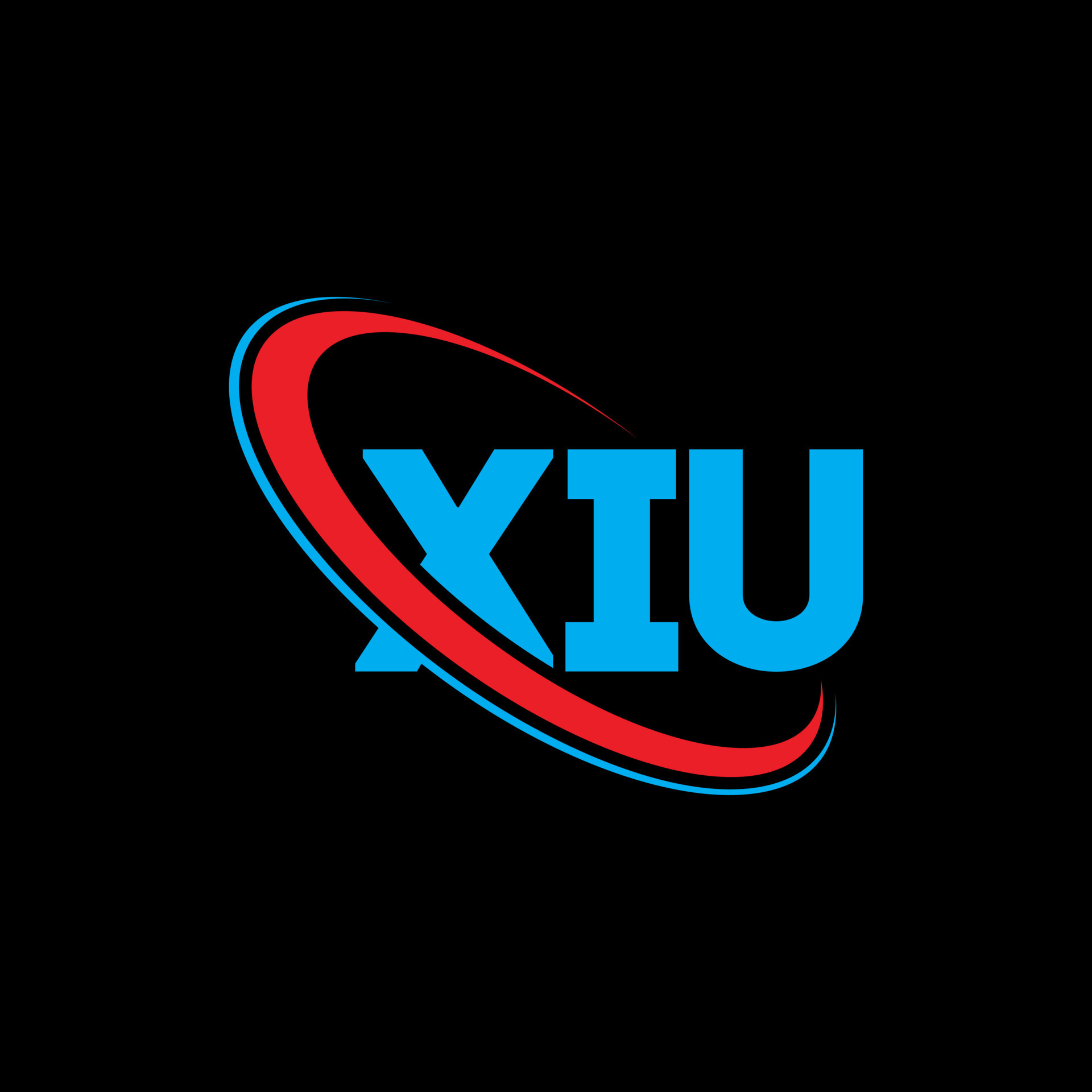logotipo de xiu. carta xii. diseño del logotipo de la letra xiu. logotipo de las iniciales xiu ...