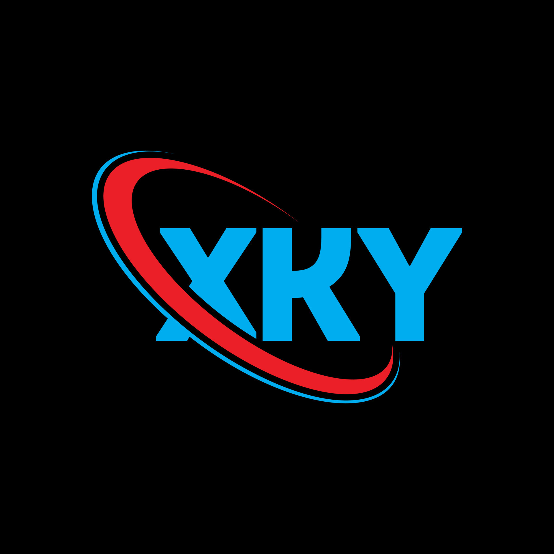 Logotipo De Xky Letra Xky Diseño Del Logotipo De La Letra Xky