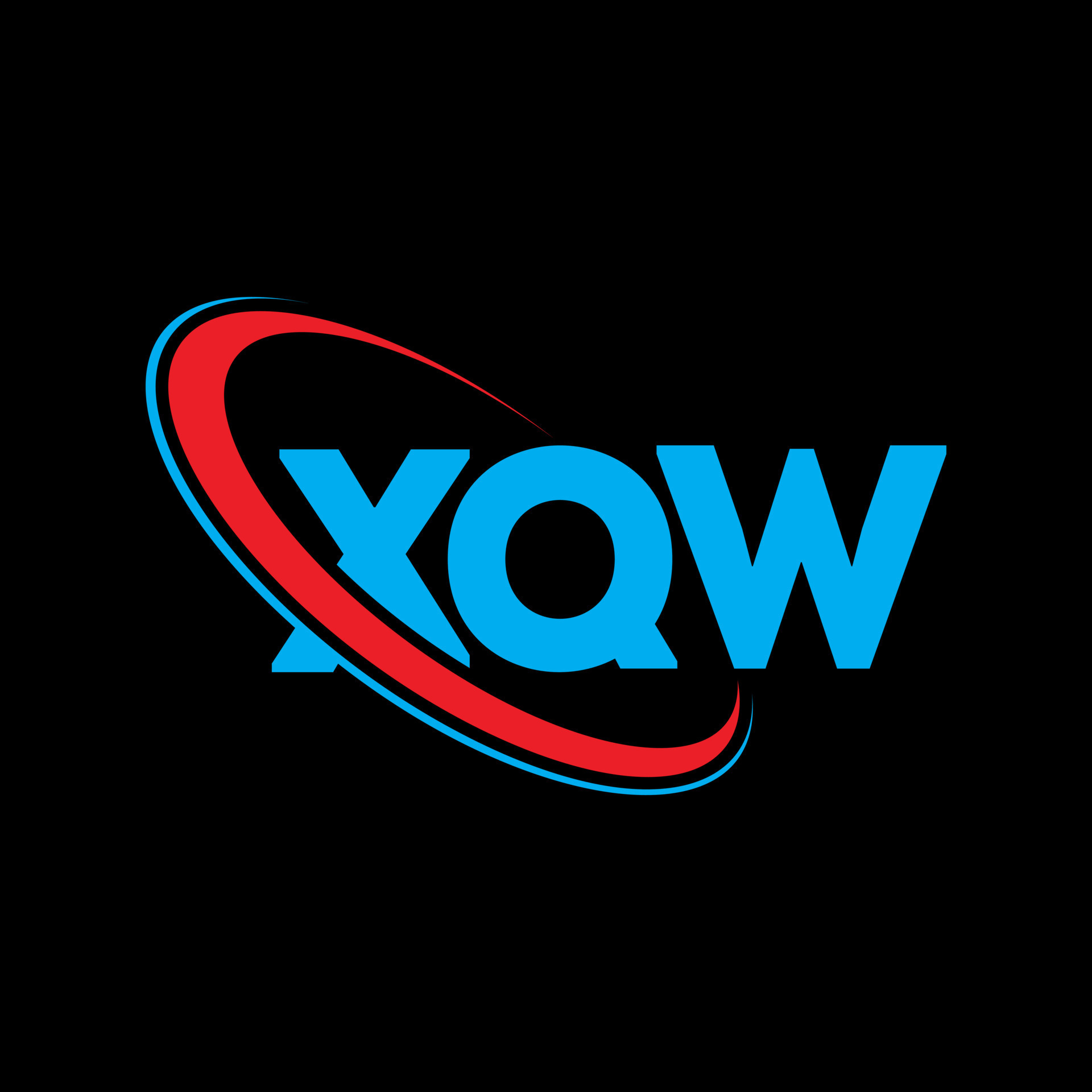 XQW logo. XQW letter. XQW letter logo design. Initials XQW logo linked with circle and uppercase ...