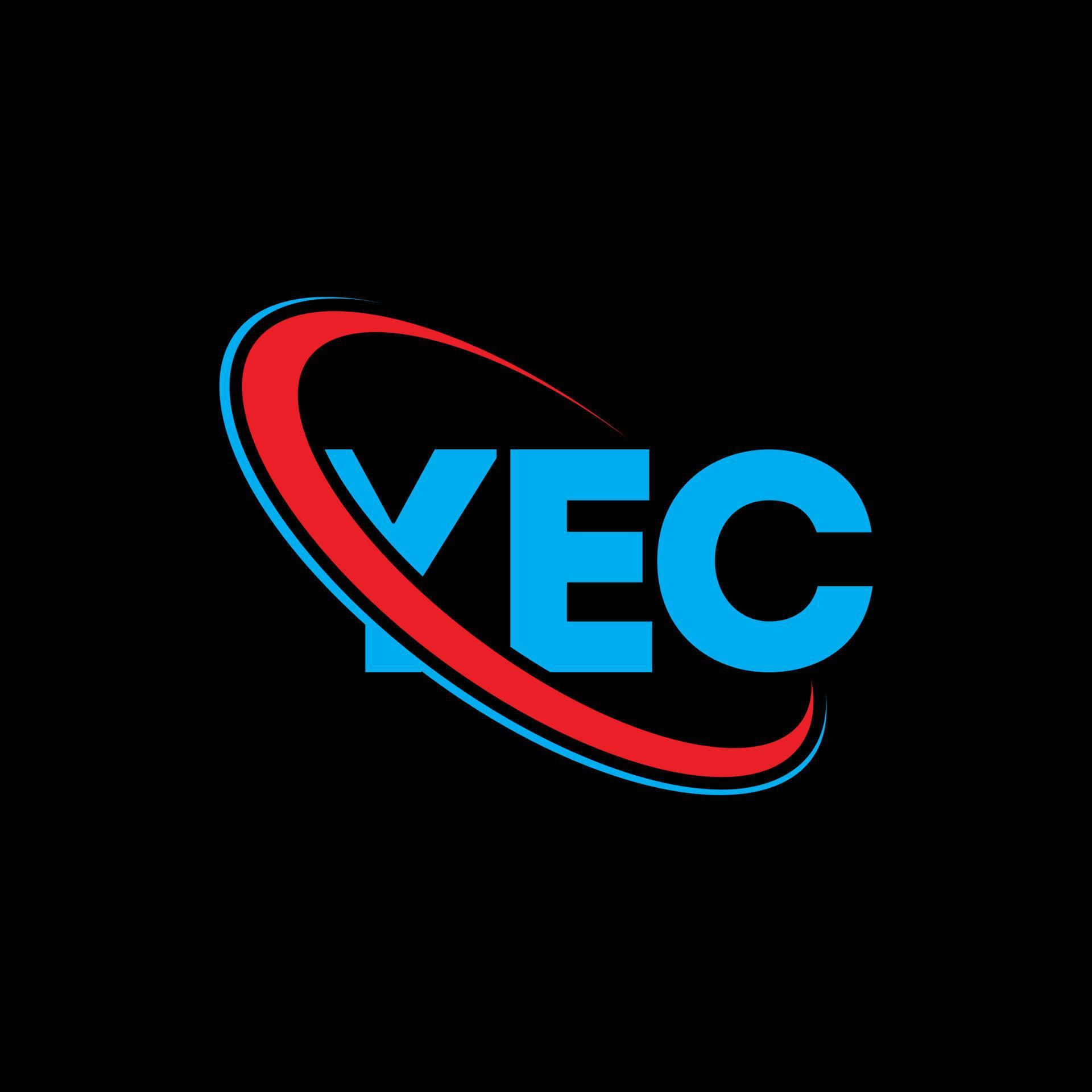 YEC logo. YEC letter. YEC letter logo design. Initials YEC logo linked ...