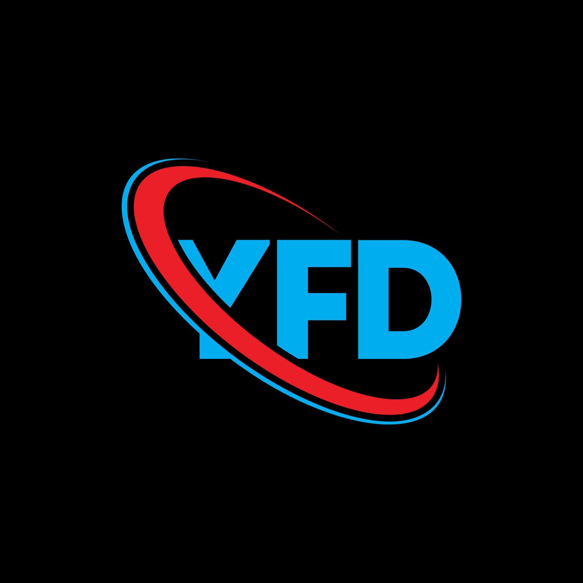 logotipo de YFD. letra yfd. diseño del logotipo de la letra yfd. logotipo de iniciales yfd ...