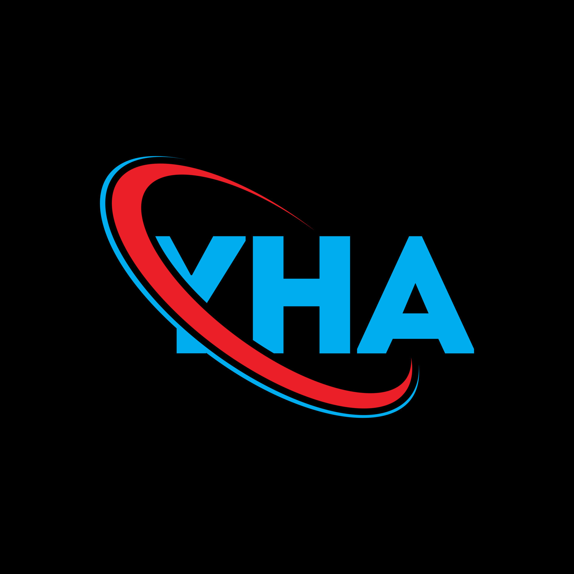 logotipo de yha. si letra. diseño del logotipo de la letra yha. logotipo de iniciales yha ...