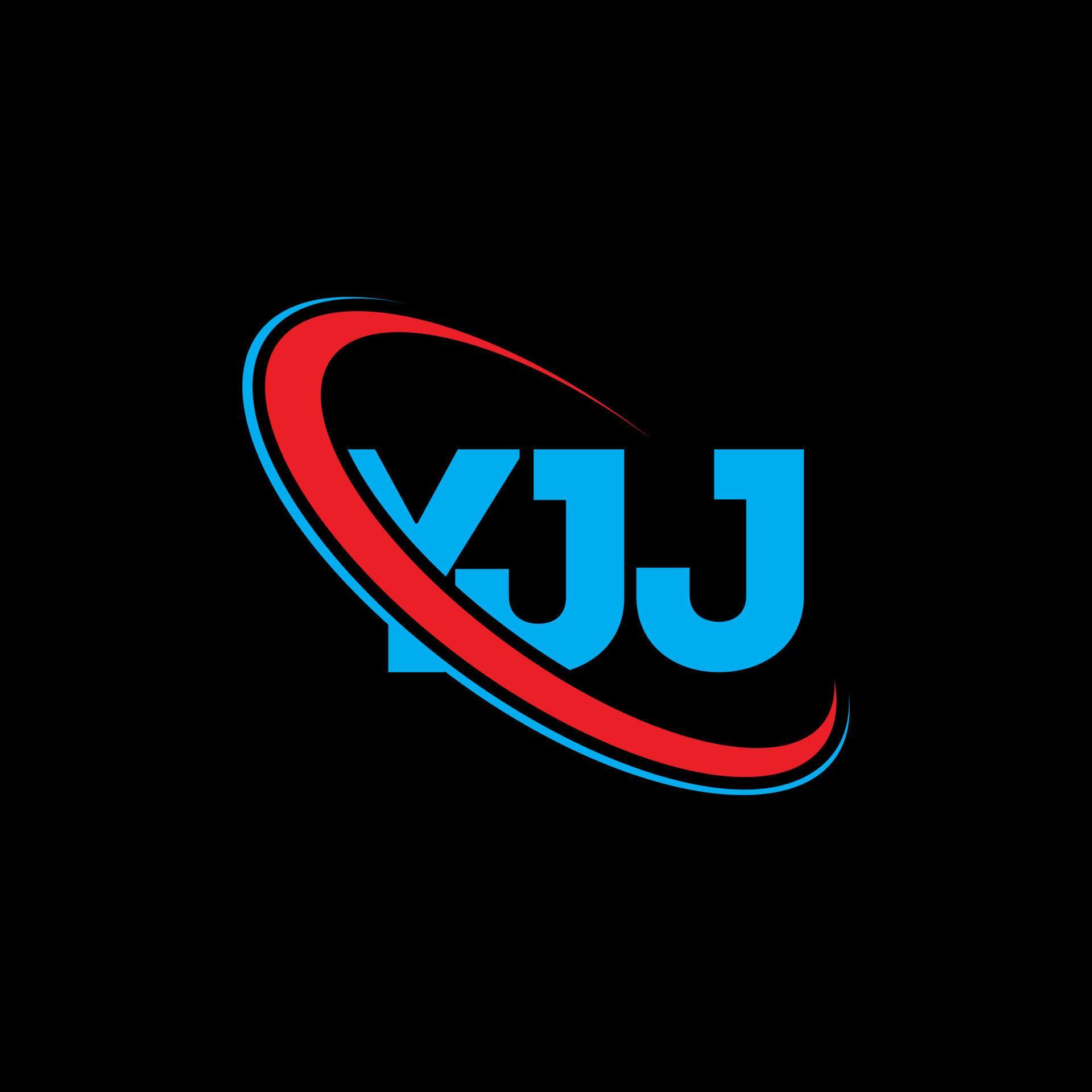 YJJ logo. YJJ letter. YJJ letter logo design. Initials YJJ logo linked with circle and uppercase ...