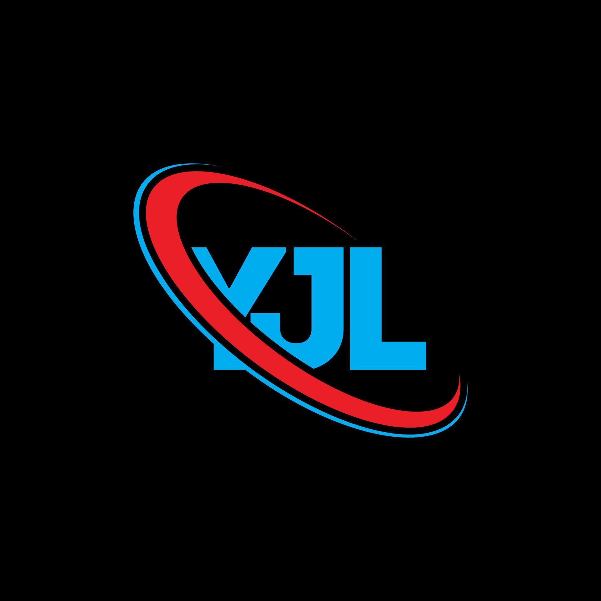 YJL logo. YJL letter. YJL letter logo design. Initials YJL logo linked with circle and uppercase ...