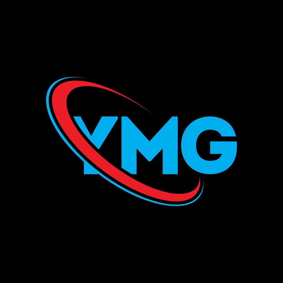YMG logo. YMG letter. YMG letter logo design. Initials YMG logo linked with circle and uppercase ...