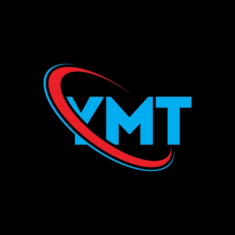 YMT logo. YMT letter. YMT letter logo design. Initials YMT logo linked with circle and uppercase ...