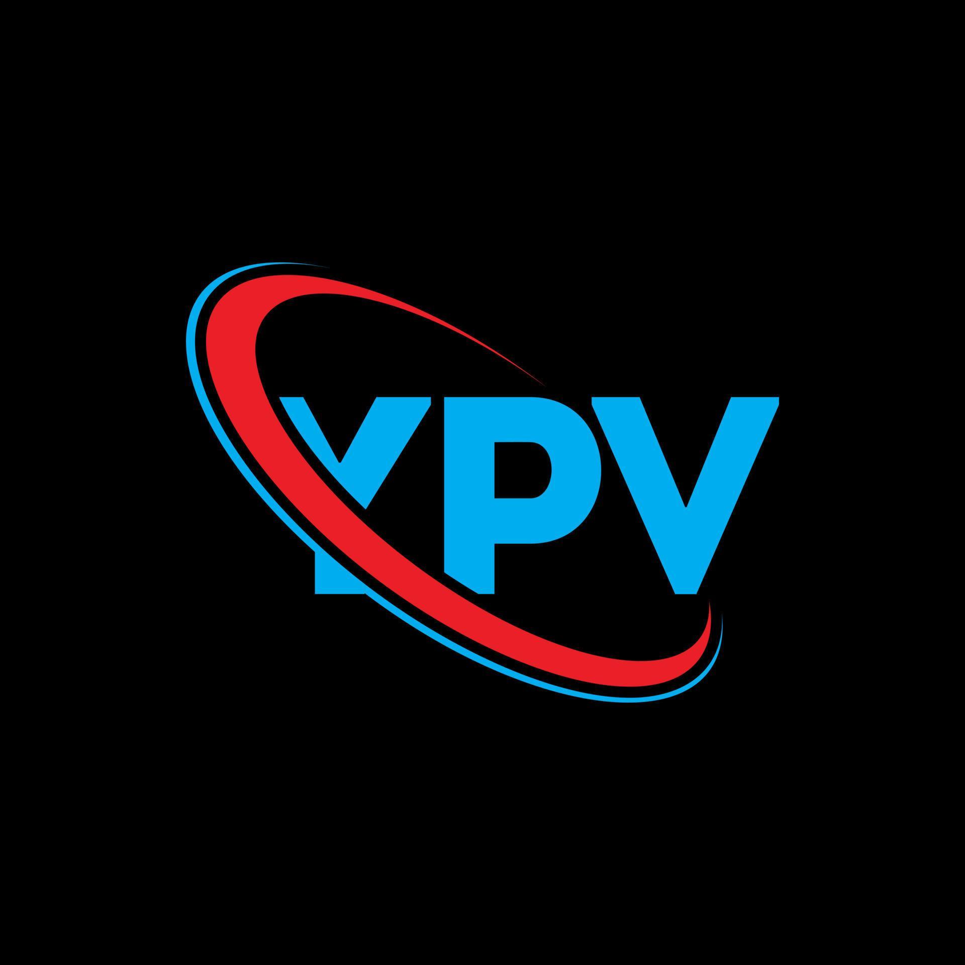 YPV logo. YPV letter. YPV letter logo design. Initials YPV logo linked with circle and uppercase ...