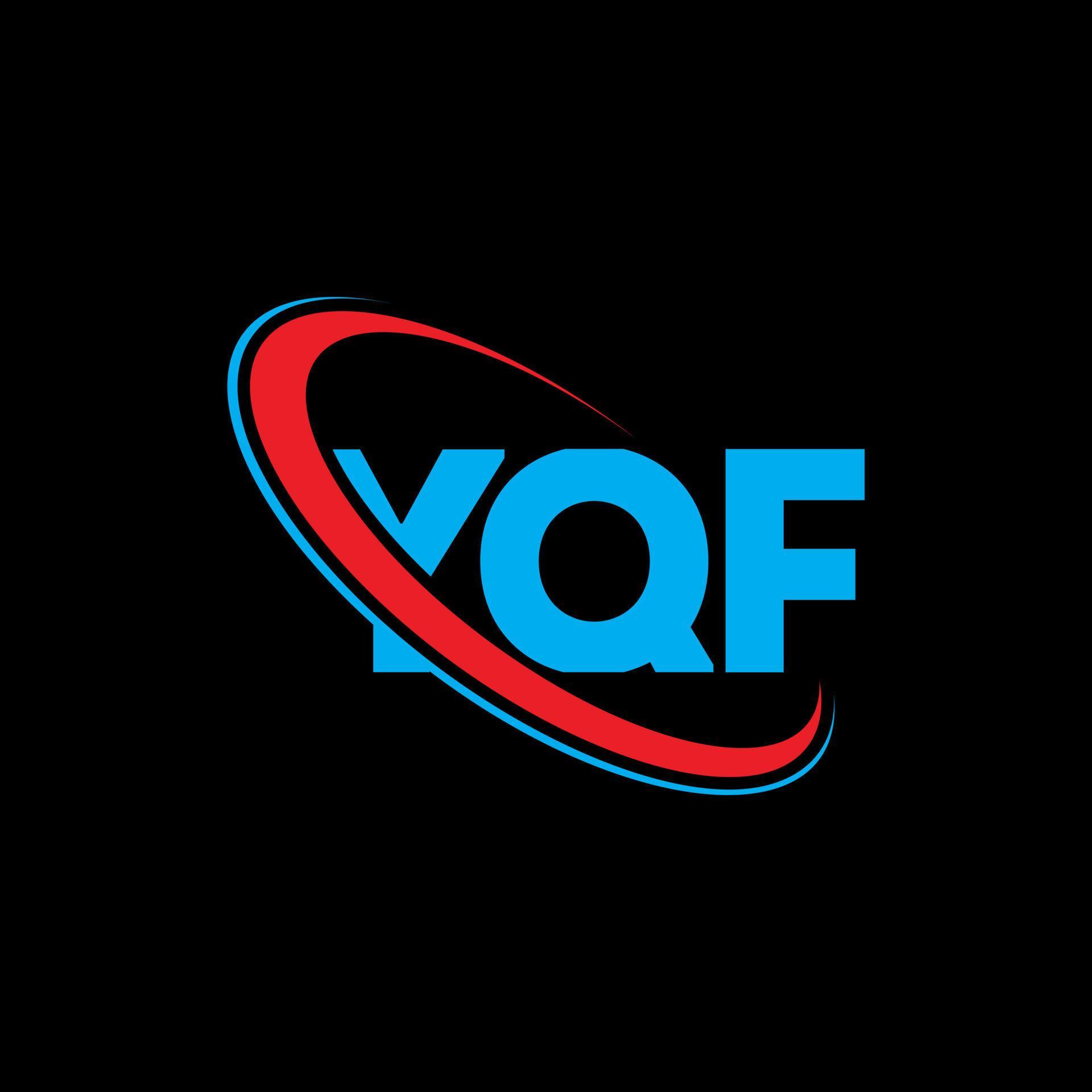 YQF logo. YQF letter. YQF letter logo design. Initials YQF logo linked with circle and uppercase ...