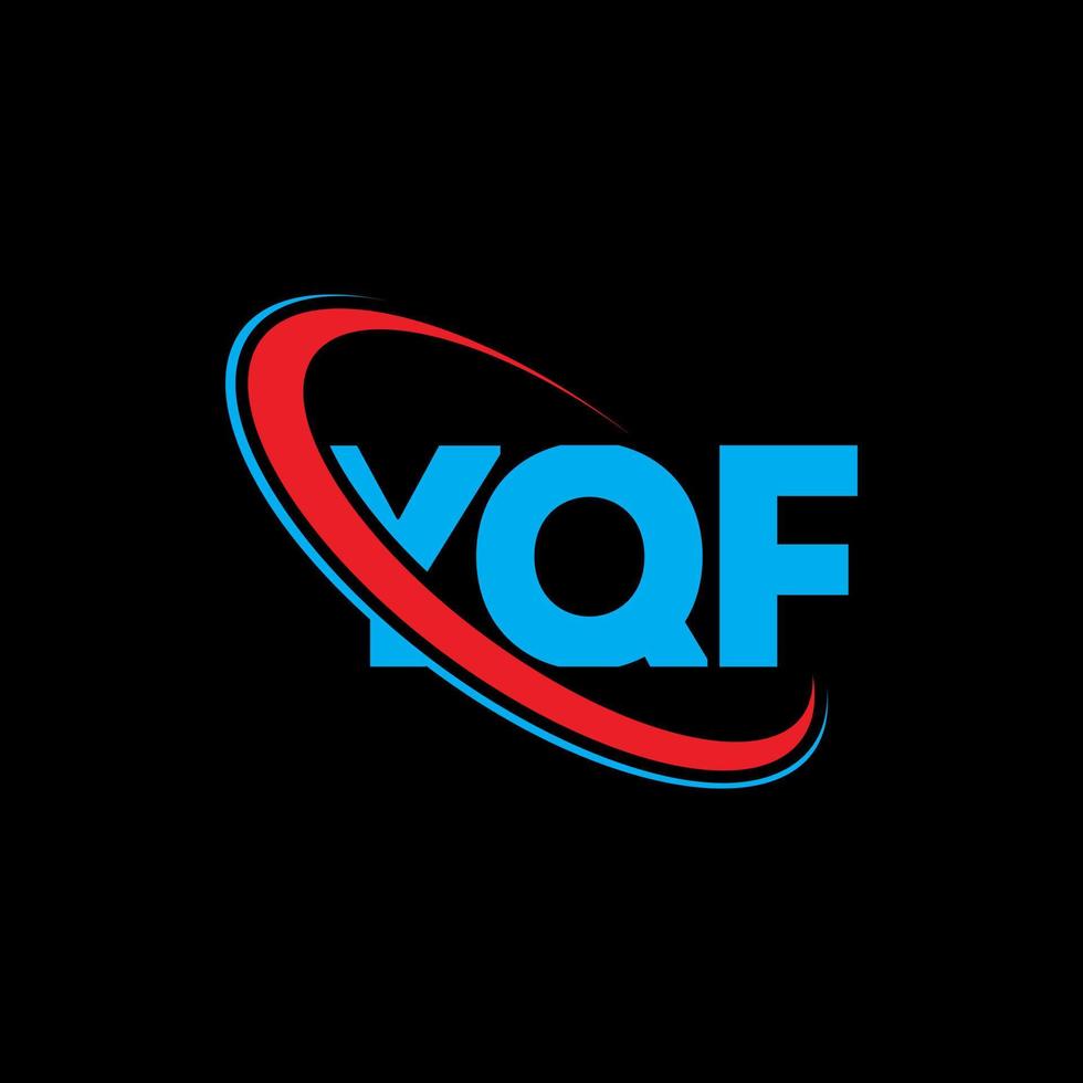 YQF logo. YQF letter. YQF letter logo design. Initials YQF logo linked with circle and uppercase ...