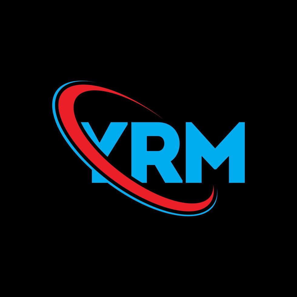 YRM logo. YRM letter. YRM letter logo design. Initials YRM logo linked with circle and uppercase ...