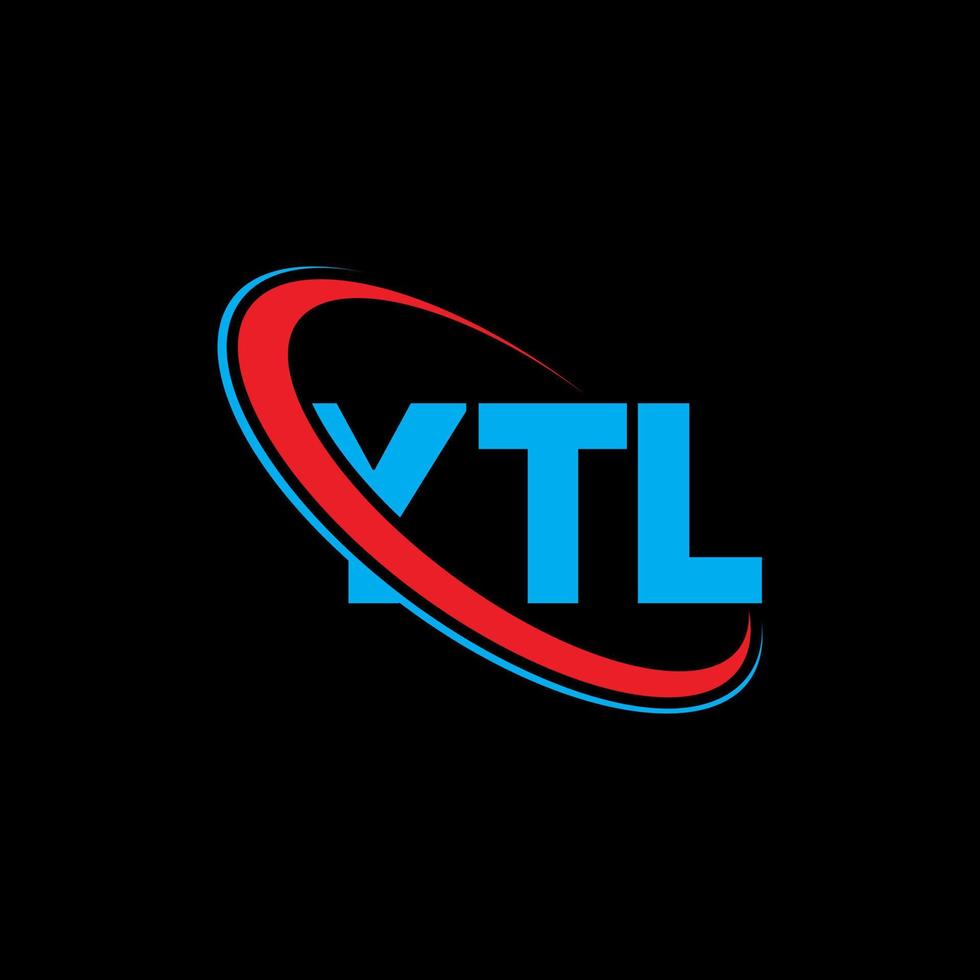 YTL logo. YTL letter. YTL letter logo design. Initials YTL logo linked with circle and uppercase ...