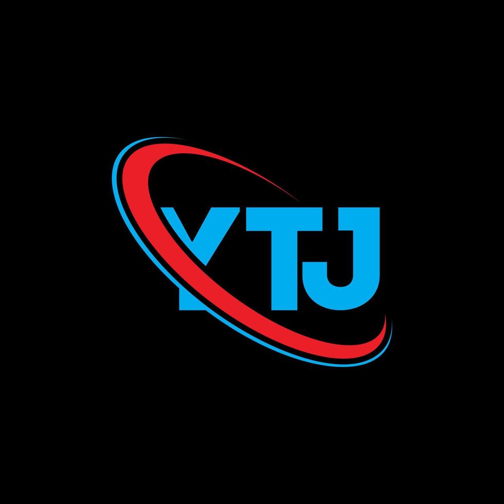 logotipo de ytj. letra ytj. diseño del logotipo de la letra ytj. logotipo de iniciales ytj ...