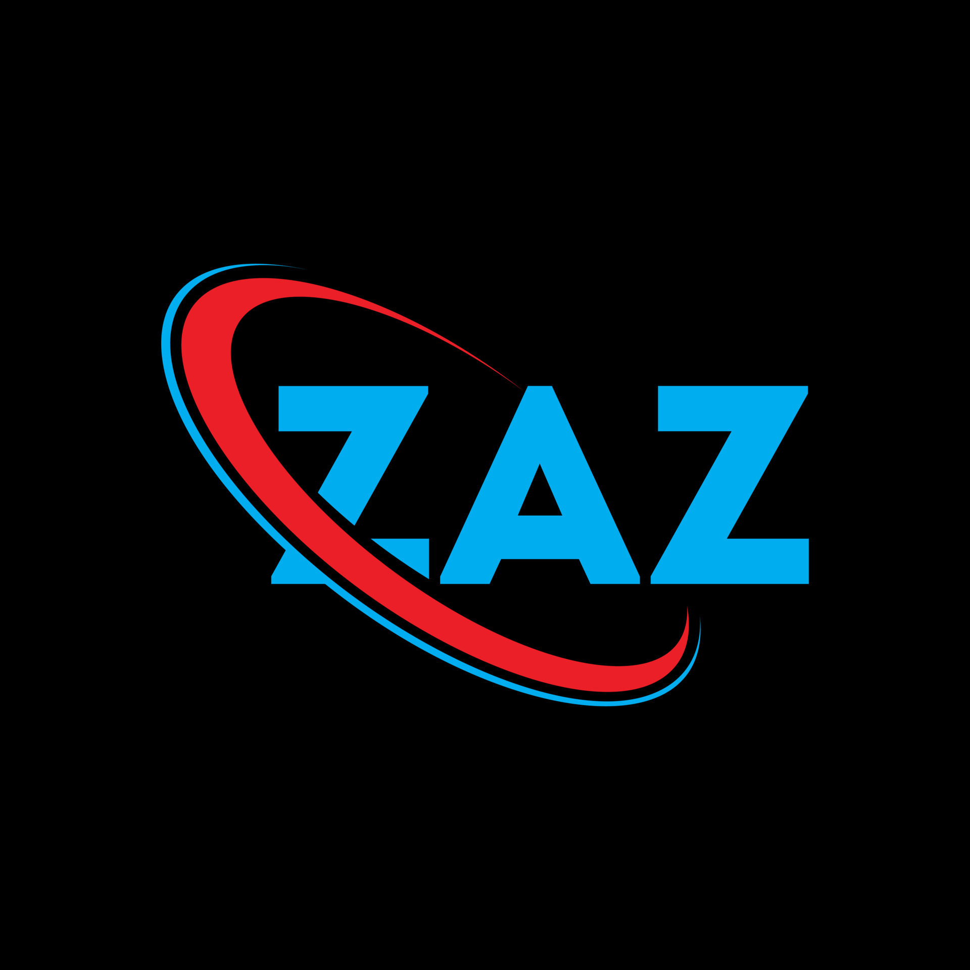 logotipo de zaz. letra zaz. diseño del logotipo de la letra zaz. logotipo de iniciales zaz ...