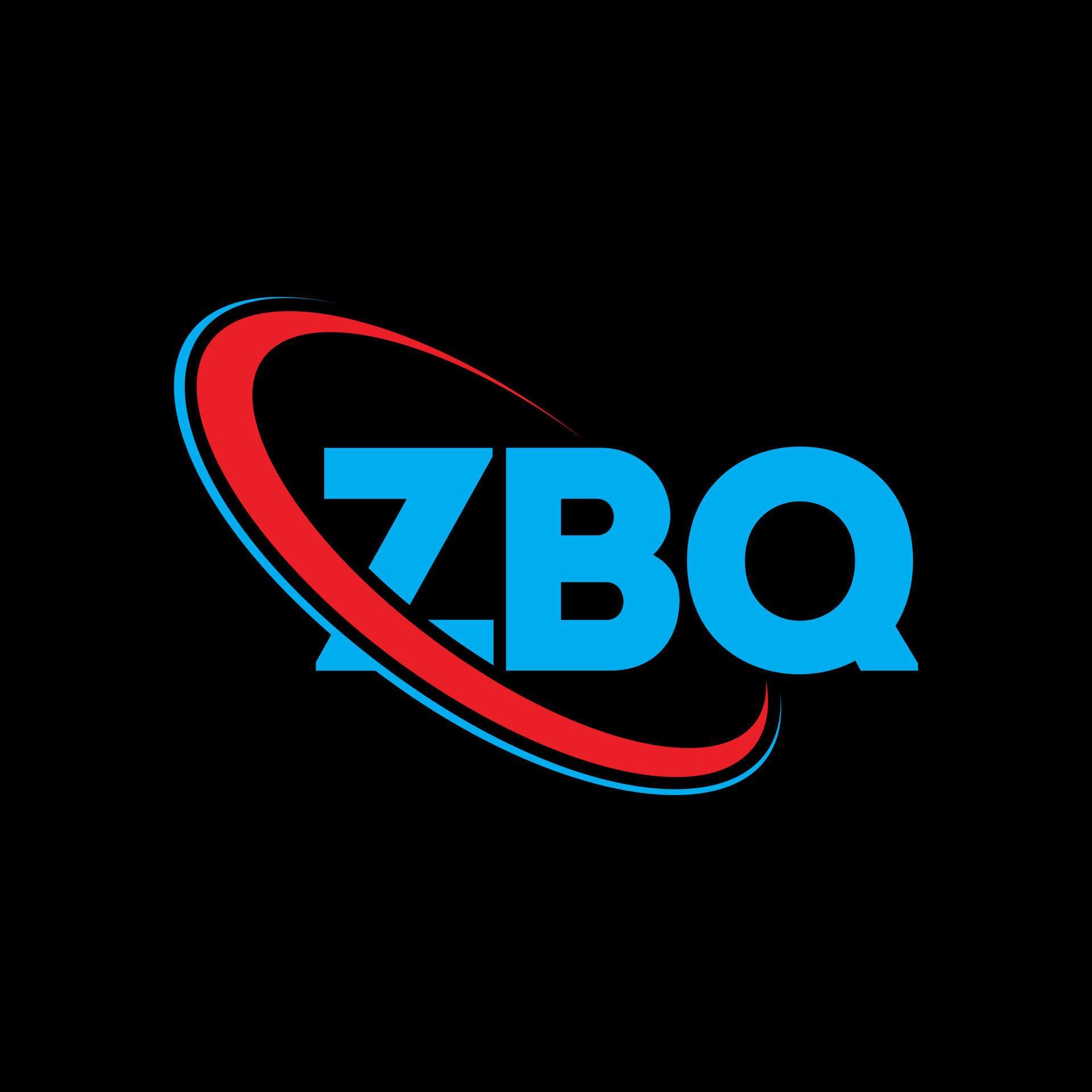 logotipo de zbq. letra zbq. diseño del logotipo de la letra zbq. logotipo de iniciales zbq ...