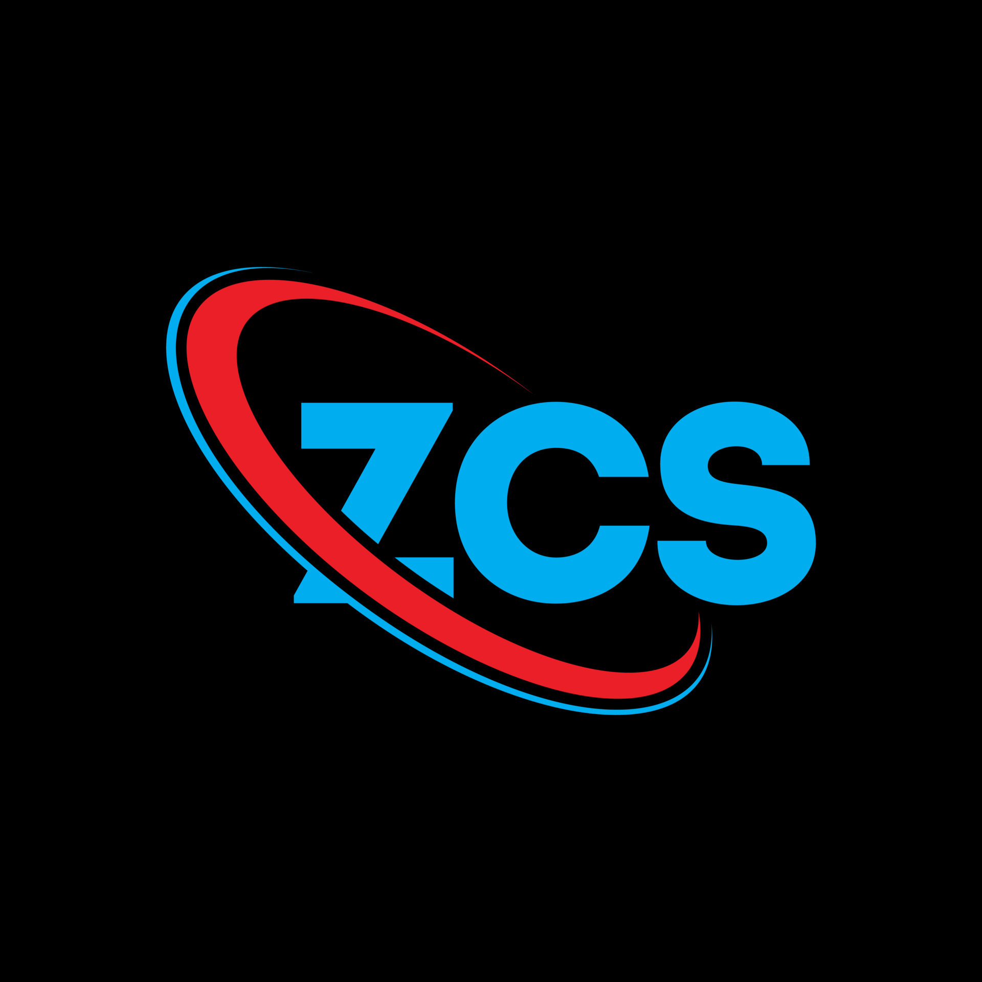 logotipo de zcs. letra zcs. diseño del logotipo de la letra zcs. logotipo de las iniciales zcs ...