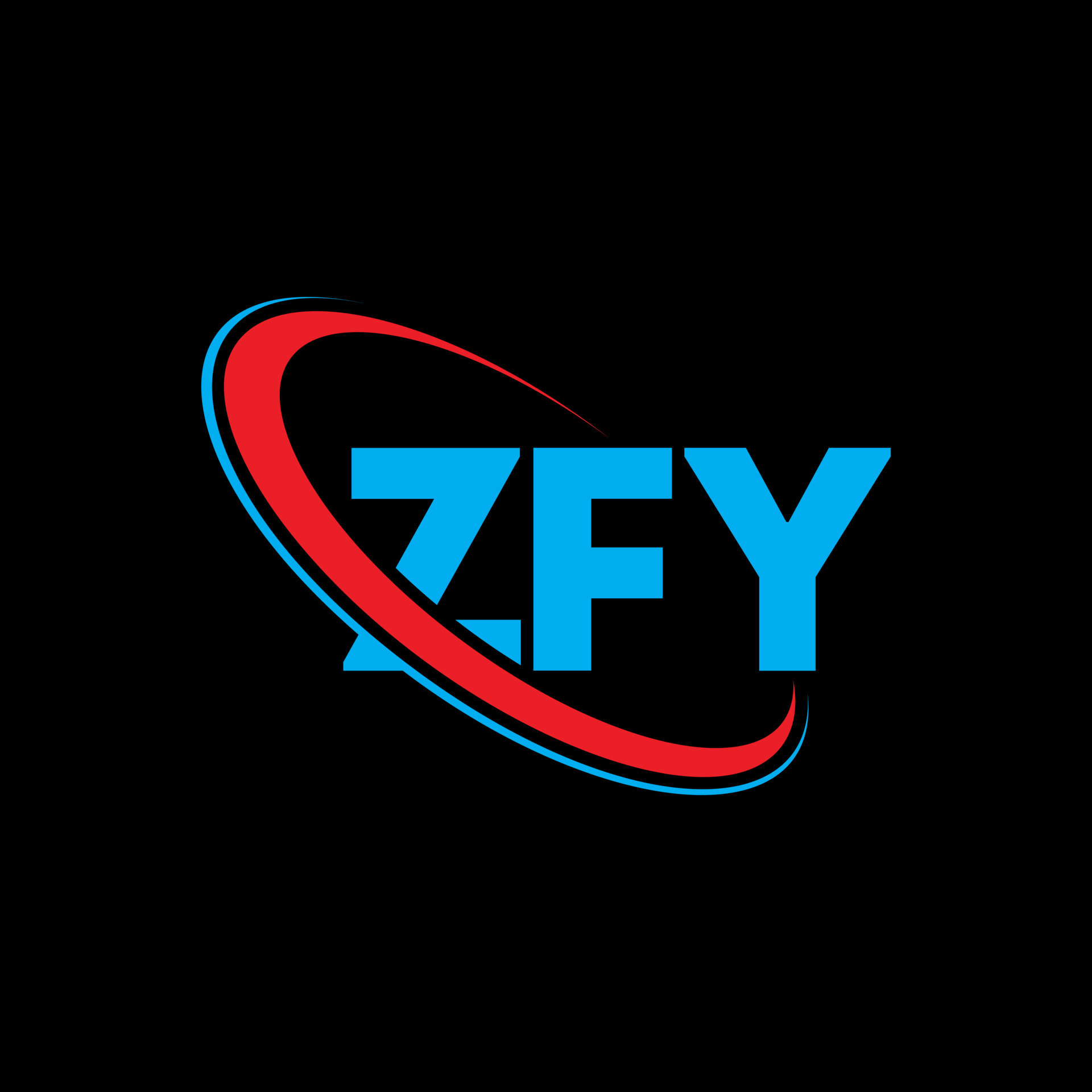 logotipo de Zfy. letra zfy. diseño del logotipo de la letra zfy. logotipo de iniciales zfy ...