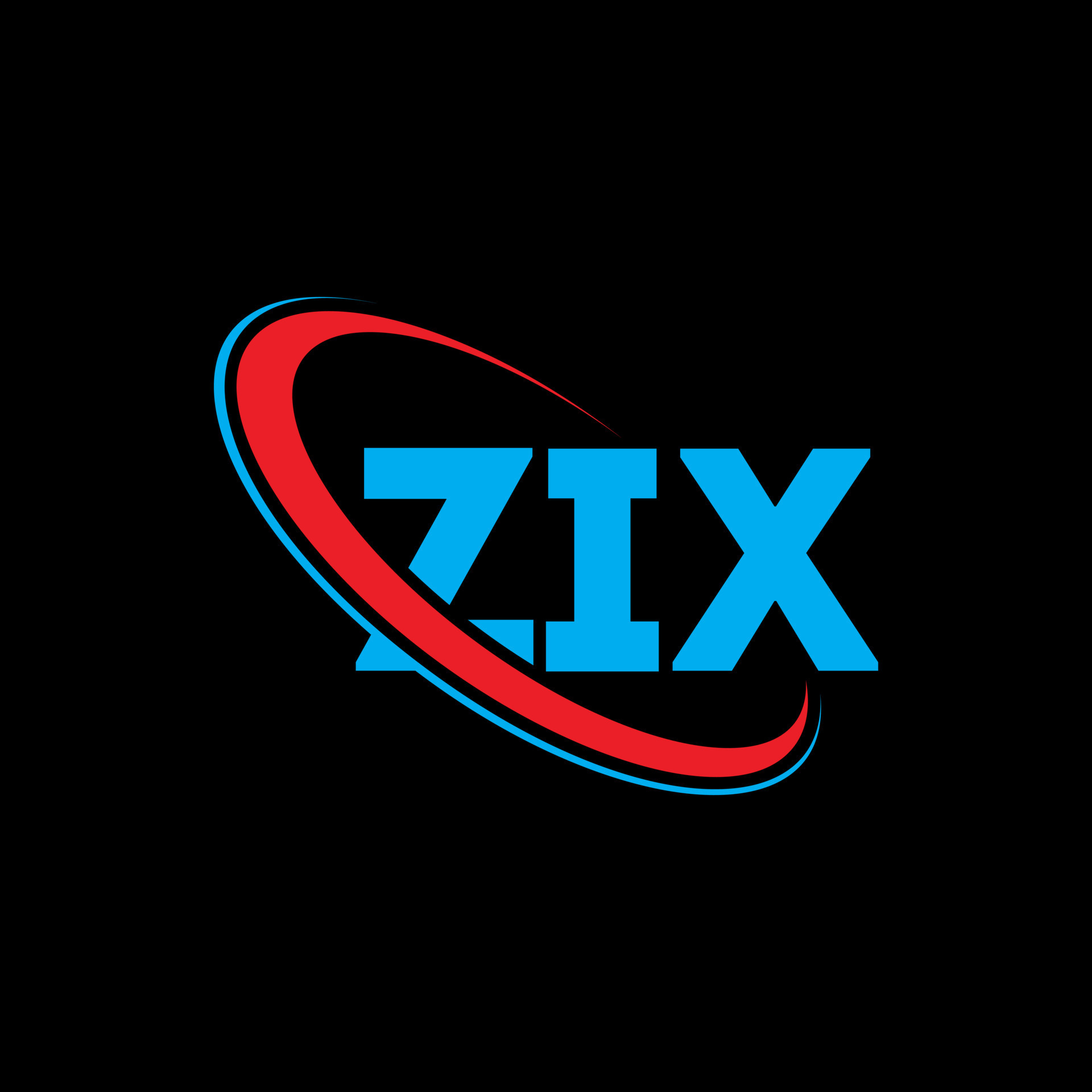 logotipo de zix. letra zix. diseño del logotipo de la letra zix. logotipo de iniciales zix ...
