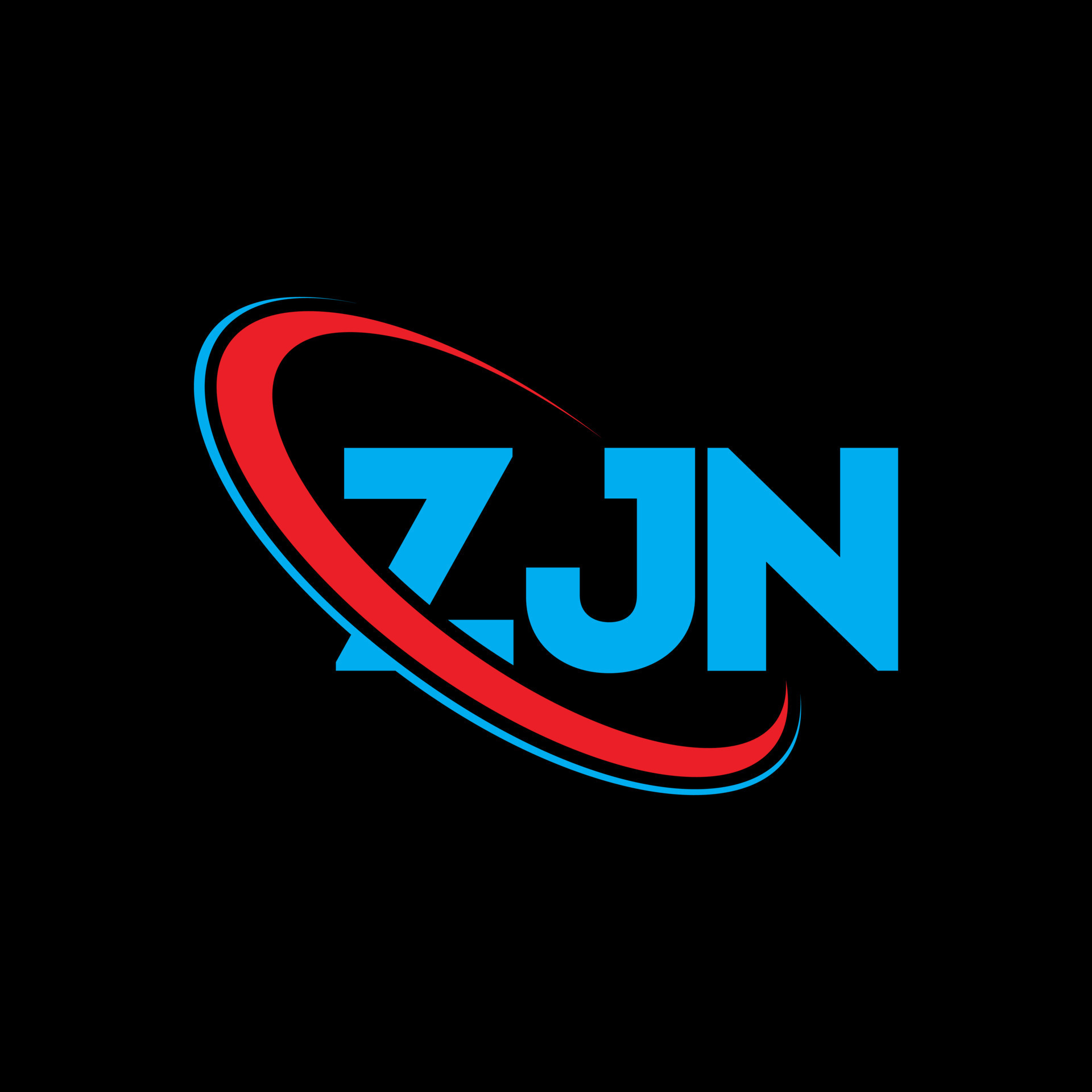 ZJN logo. ZJN letter. ZJN letter logo design. Initials ZJN logo linked with circle and uppercase ...