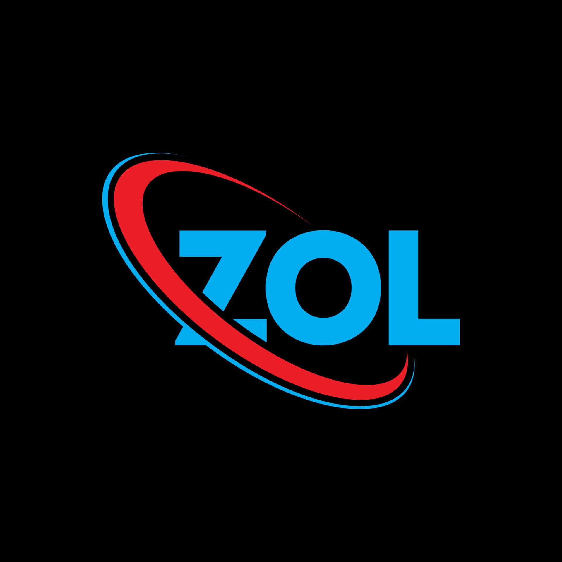 ZOL logo. ZOL letter. ZOL letter logo design. Initials ZOL logo linked with circle and uppercase ...