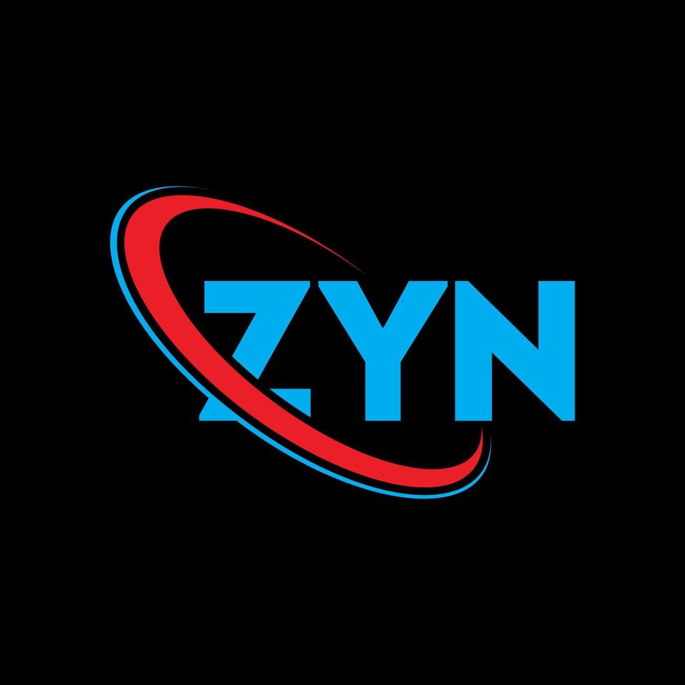 ZYN logo. ZYN letter. ZYN letter logo design. Initials ZYN logo linked with circle and uppercase ...