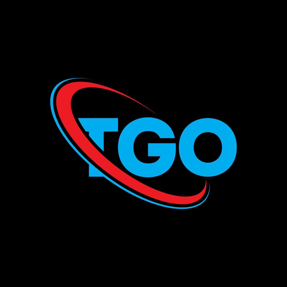logotipo de tgo. carta de tgo. diseño del logotipo de la letra tgo. logotipo de iniciales tgo ...